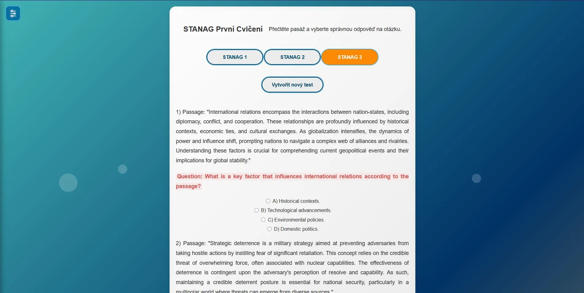 Online kurzy STANAG 1–3 | STANAG English School